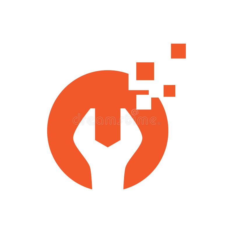 Maintenance logo icon stock vector. Illustration of worker - 257384660