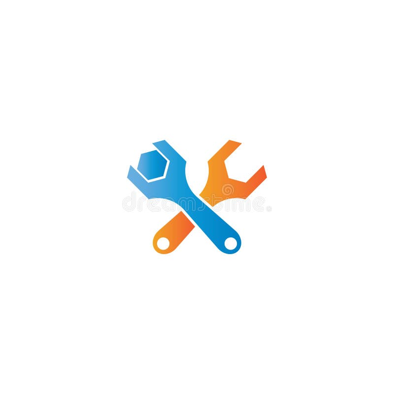 Maintenance Logo Vector Icon Stock Illustration - Illustration of work ...