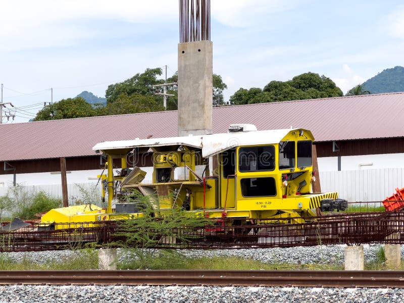 The Maintenance Train Vehicle Used for the Ballast Regulator Editorial ...