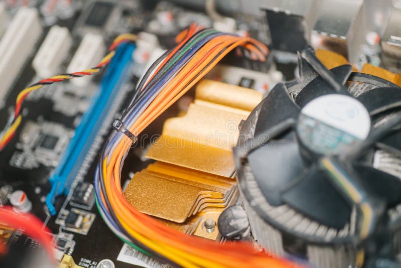 Maintenance Update System Upgrate Concept. Computer Parts with Harddisk ...