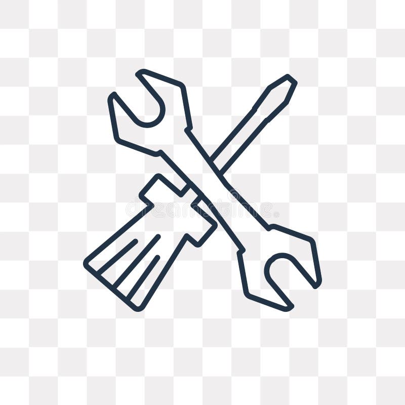 Maintenance Vector Icon Isolated on Transparent Background, Main Stock ...
