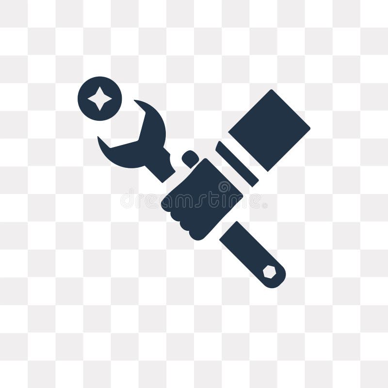 Maintenance Vector Icon Isolated on Transparent Background, Line Stock ...