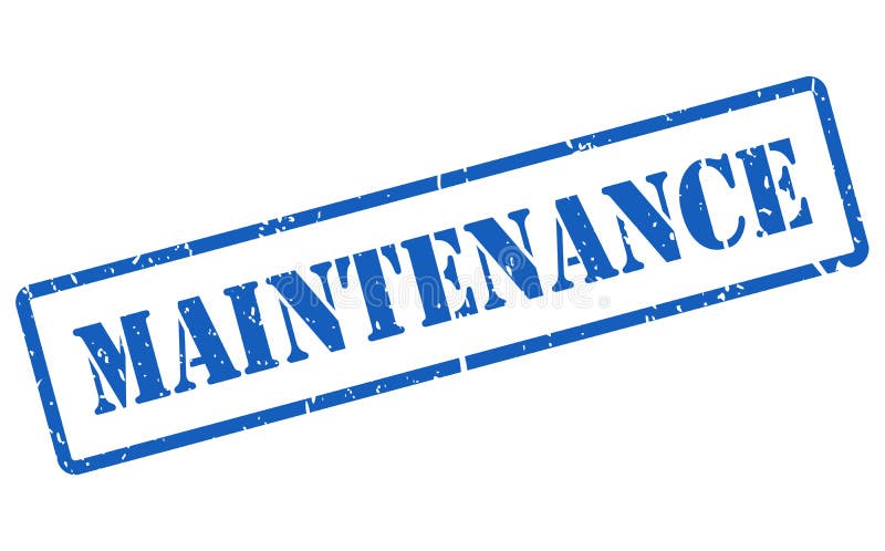 Maintenance sign stock vector. Illustration of repair - 168286119