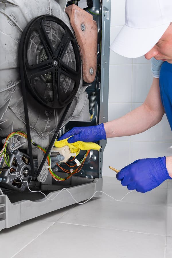 Maintenance of Washing Machine Assembly Units, by a Master in Household ...