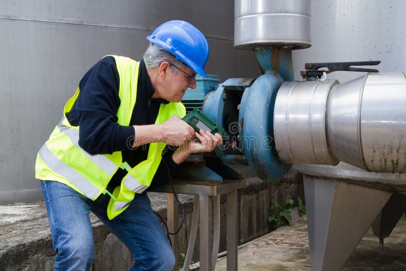 Maintenance woker stock photo. Image of helmet, energy - 75189962