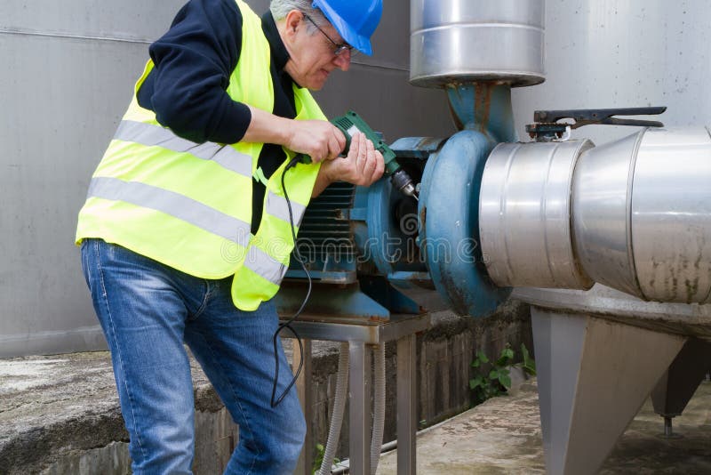 Maintenance woker stock image. Image of people, male - 75190041