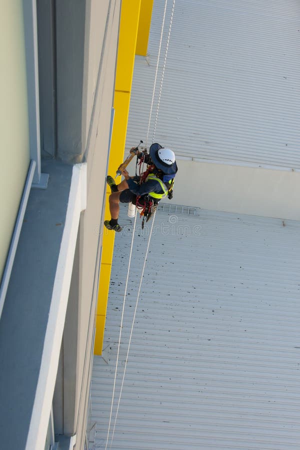 Maintenance Work editorial stock photo. Image of suspended - 233245343