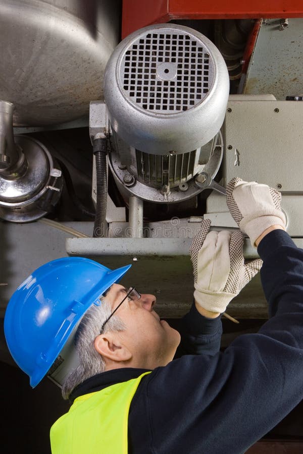 Maintenance worker stock photo. Image of profession, hardhat - 36375776