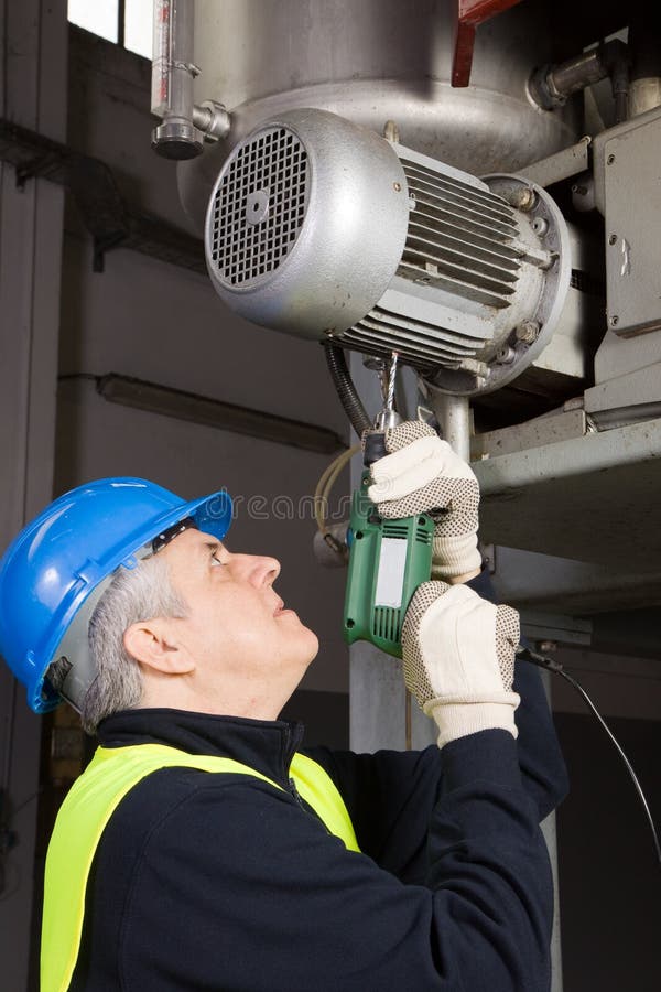 Maintenance worker stock image. Image of gear, construction - 36375743