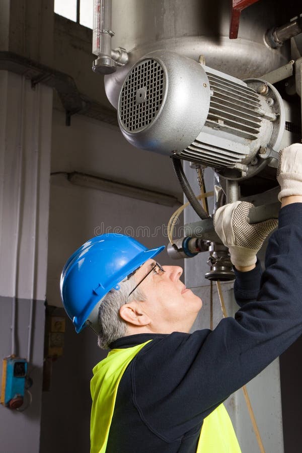 Maintenance worker stock photo. Image of power, gear - 36375750