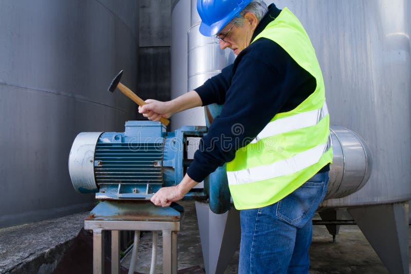 Maintenance worker stock image. Image of construction - 72047985