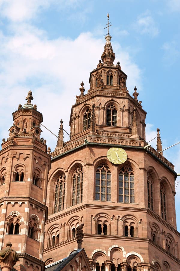 Mainz Cathedral - Mainzer Dom Stock Image - Image of germany, religion ...