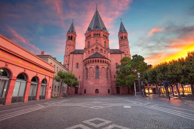 Mainz, Germany. stock photo. Image of cathedral, landmark - 192083460