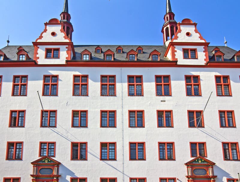 Mainz Old University stock image. Image of insignia, monument - 21349647