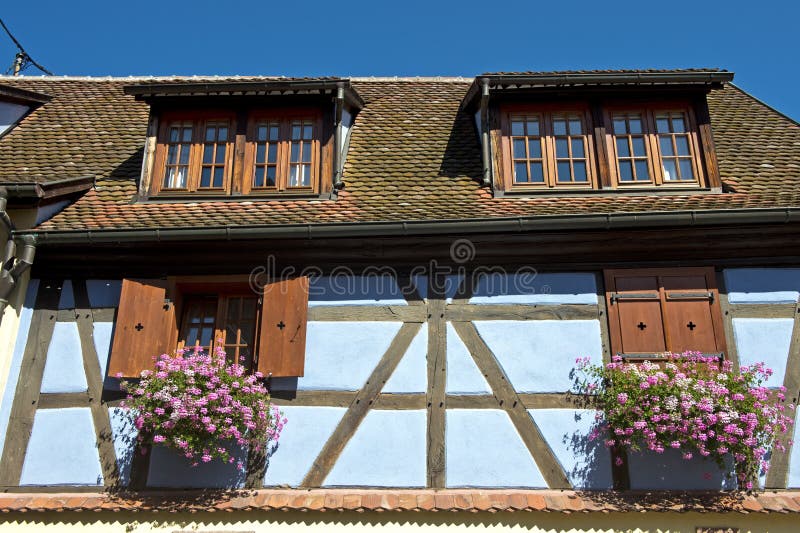 Maisons à Colombage, Colmar, Alsace, France Image stock éditorial ...