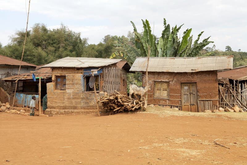 Maison africaine photographie éditorial. Image du afrique - 31435902