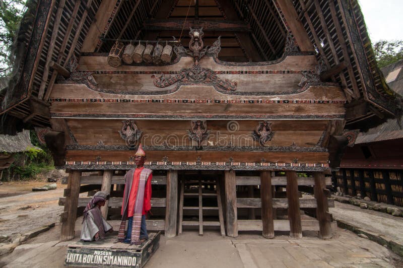 Maison de Batak. image stock. Image du antique, initial - 35379969