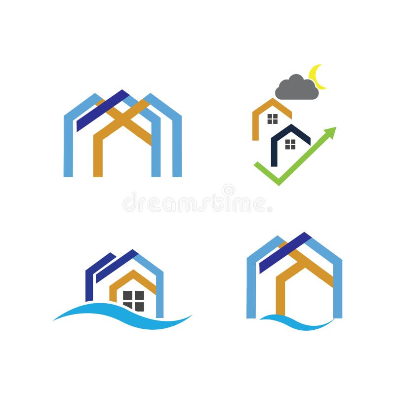 Maison Logo Vectoriel Illustration Design Illustration de Vecteur ...