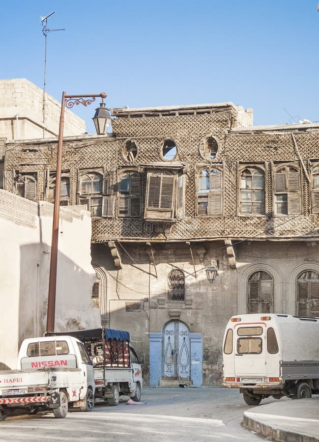 Maison Traditionnelle à Damas Syrie Image éditorial - Image du oriental ...