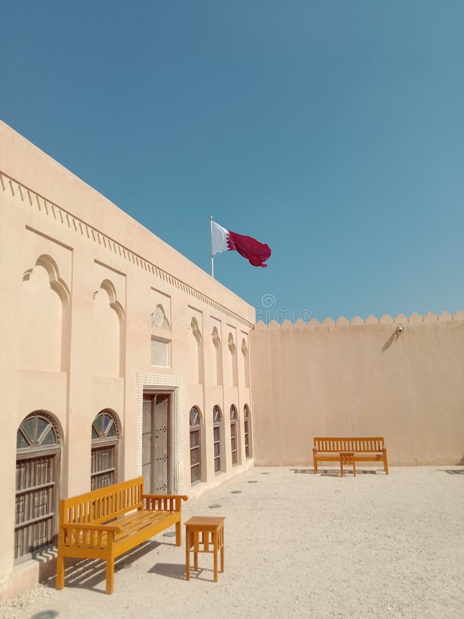 Maison Traditionnelle Qatarie Doha Image stock - Image du voûte, maison ...