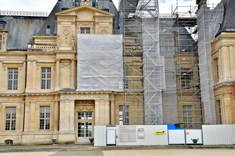 Maisons Laffitte France - July 12 2024 : the Castle Editorial Stock ...
