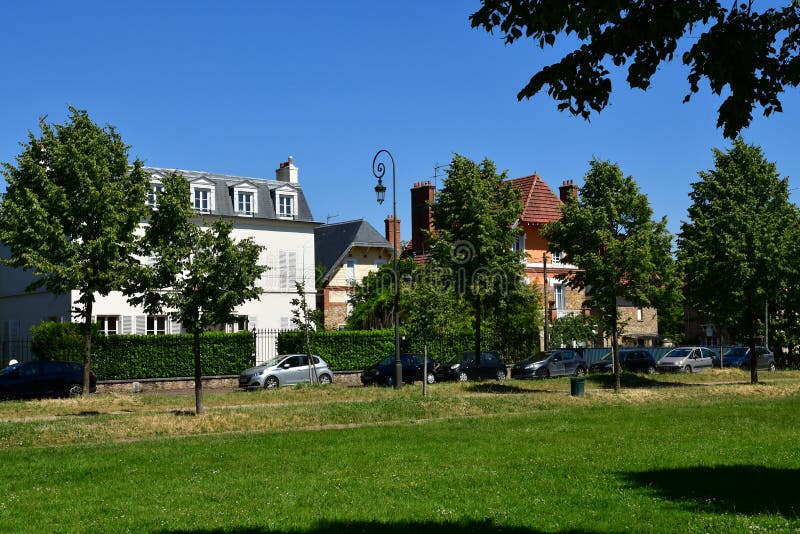 Maisons Laffitte; France - May 30 2020 : Castle District Editorial ...