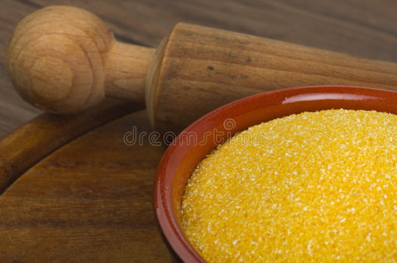 Maize flour stock photo. Image of porridge, aliment, italian - 24626078