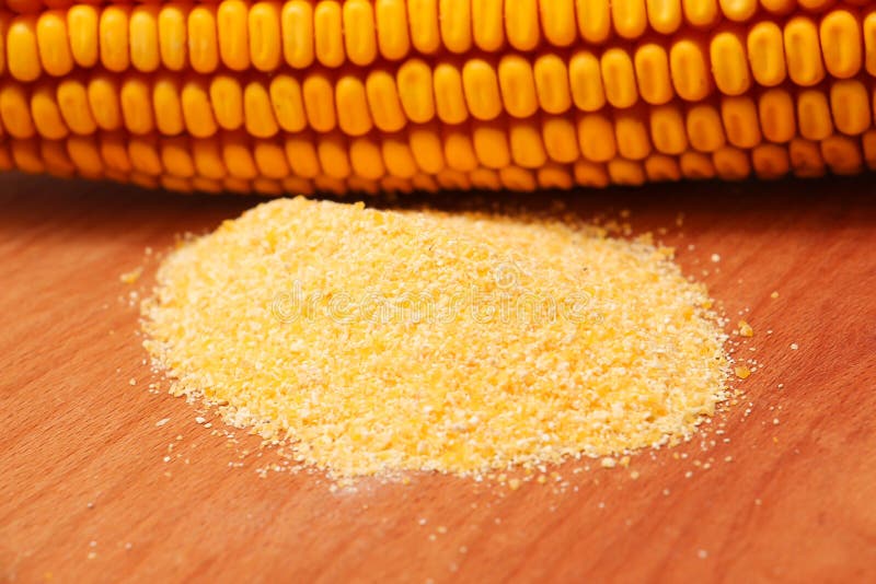 Maize flour stock image. Image of cornmeal, cooking, lots - 48950877