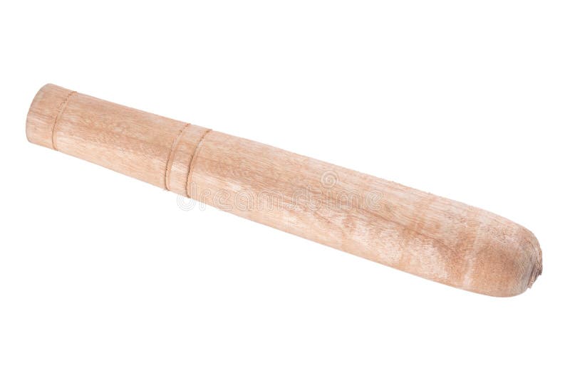 Maja De Madera Aislada En El Fondo Blanco Imagen de archivo - Imagen de ...