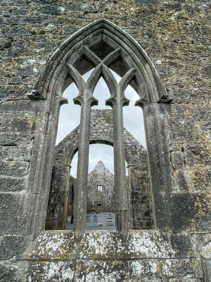 Majestic 7th Century Monastic Site in Gort, Co. Galway Stock Photo ...