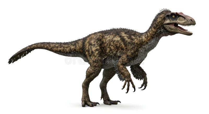 Majestic Austroraptor Dinosaur, Prehistoric Creature, 3D Render Stock ...