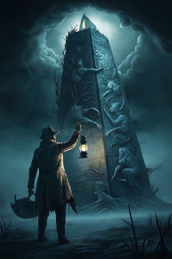 Majestic and Awe Dark Fantasy Station Gate Stock Image - Image of ...