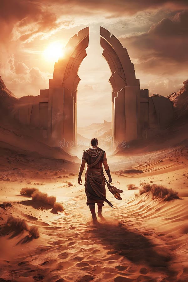 Majestic and Awe Dark Fantasy Station Gate Stock Photo - Image of ...