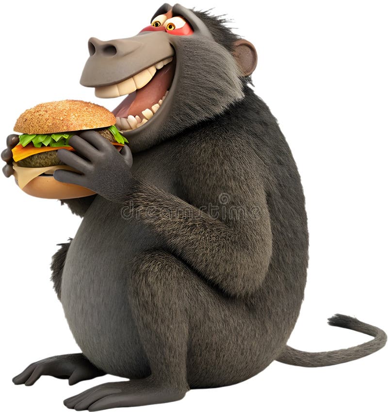 Powerful Baboon Showcasing Intelligence, Agility, and Striking Facial ...