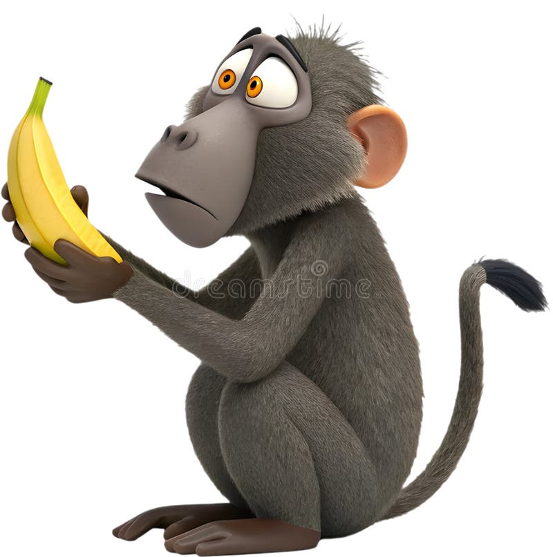 Powerful Baboon Showcasing Intelligence, Agility, and Striking Facial ...