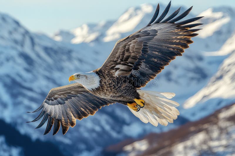 429 Majestic Bald Eagle Flight Wings Spread Wide Stock Photos - Free & Royalty-Free Stock Photos ...