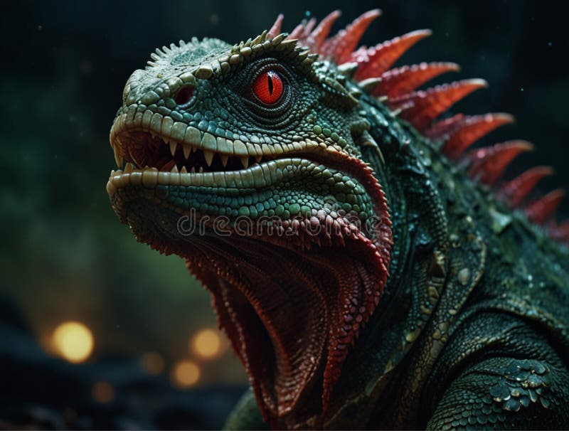 Majestic basilisk close-up stock image. Image of rainforest - 320032731