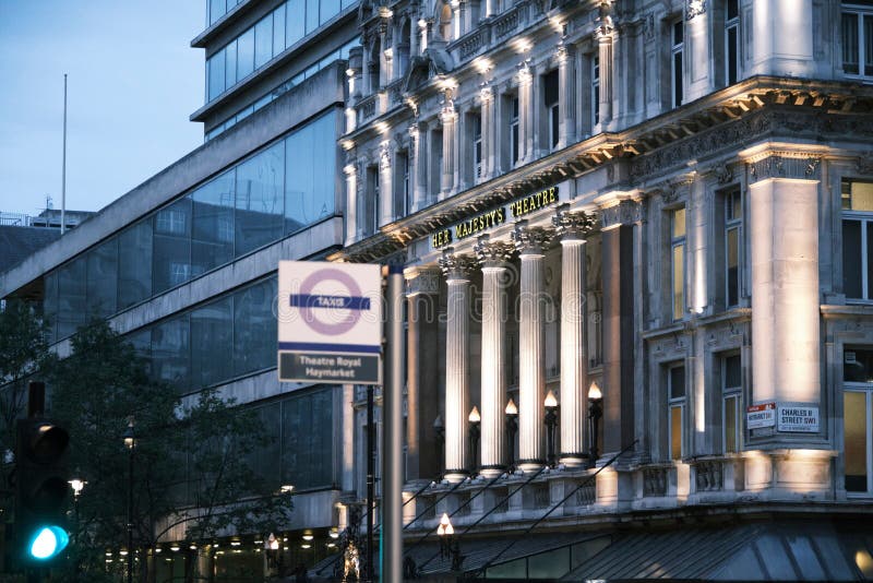 Majestic Building of the Her Majesty Theatre Editorial Stock Image ...