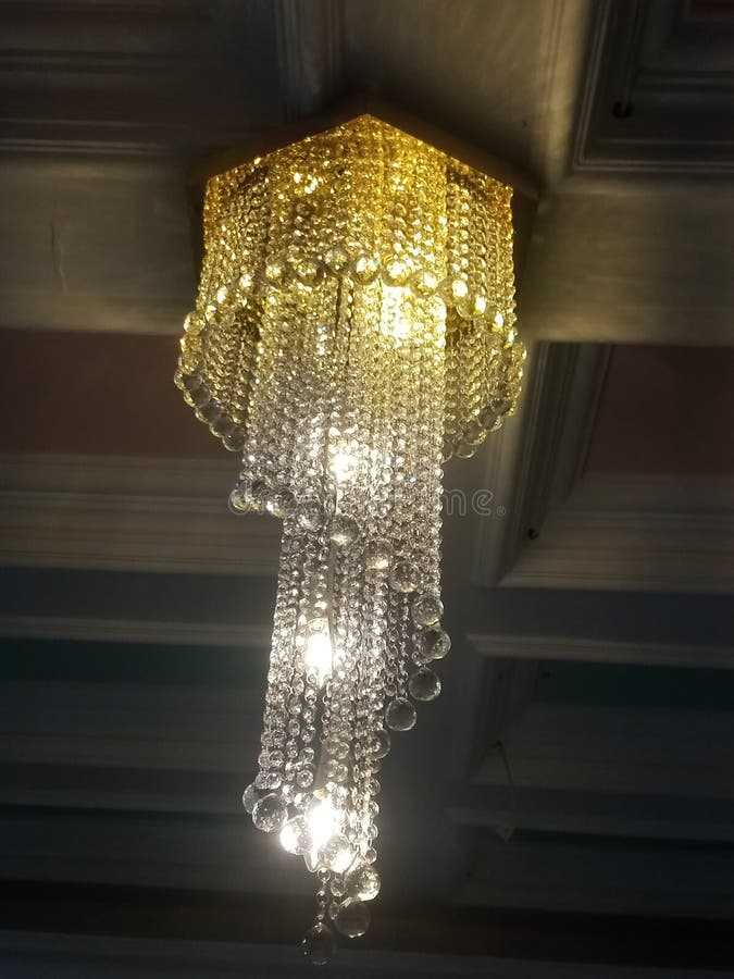 Majestic Chandeliers Design Stock Image - Image of chandelier, yellow ...