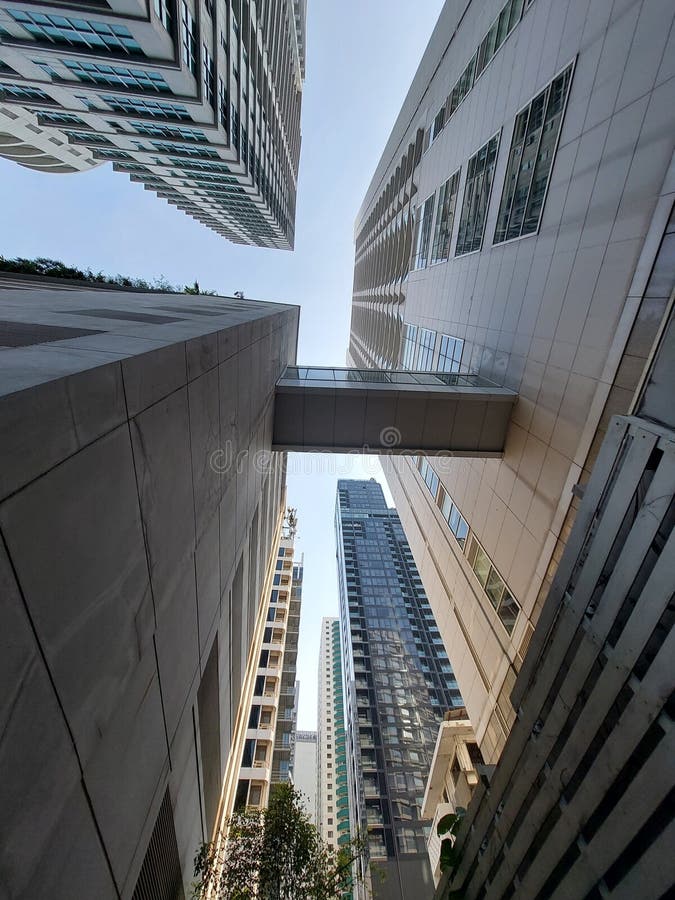 Majestic City Towering Skies Hight Stock Photo - Image of majestic ...