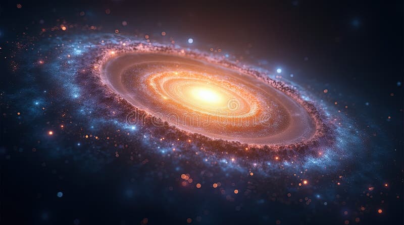 Majestic Cosmic Spiral Galaxy. Wallpapers and Immersive Backgrounds ...