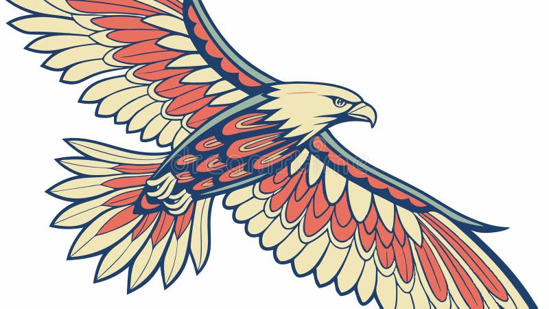 Majestic Eagle Abstract Wings Nature Illustration Vector Design ...
