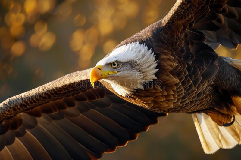 Majestic Eagle Bird. Generate Ai Stock Photo - Image of freedom, beauty ...