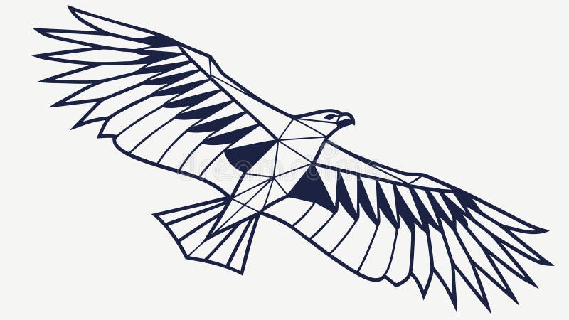 Majestic Eagle in Flight, Freedom and Power, Vector Design Generative ...