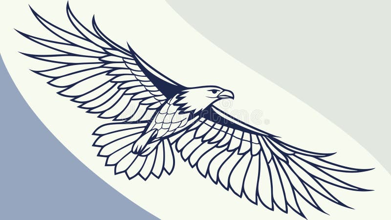 Majestic Eagle in Flight Vector Illustration, Symbol of Freedom, Vector ...