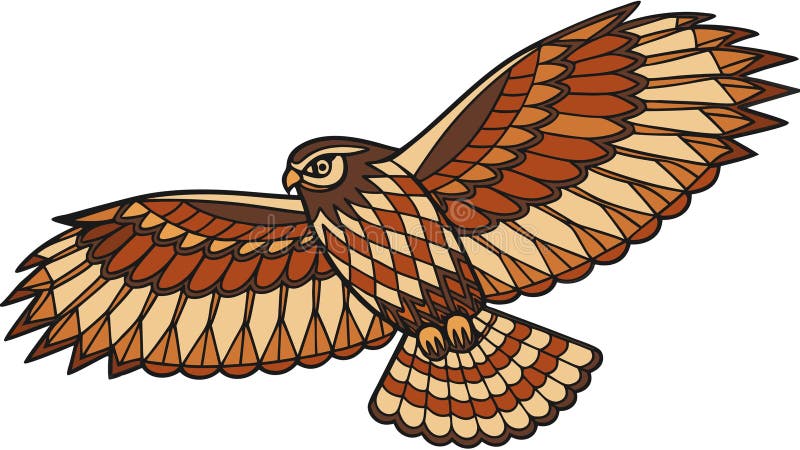 Majestic Eagle in Soaring Flight, Freedom Symbol, Bird of Prey, Vector ...