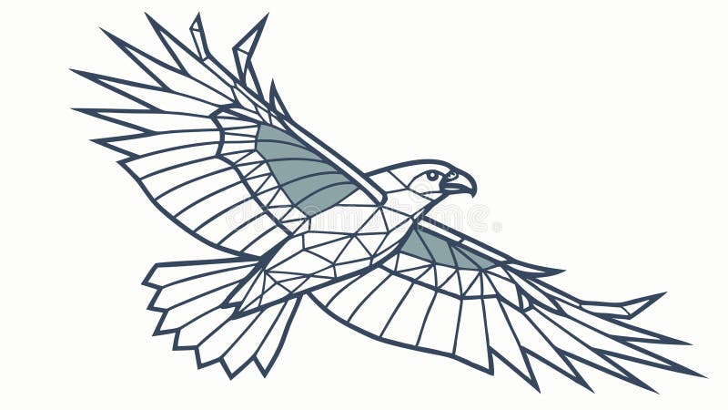 Majestic Eagle in Soaring Flight, Vector Design Generative AI Stock ...