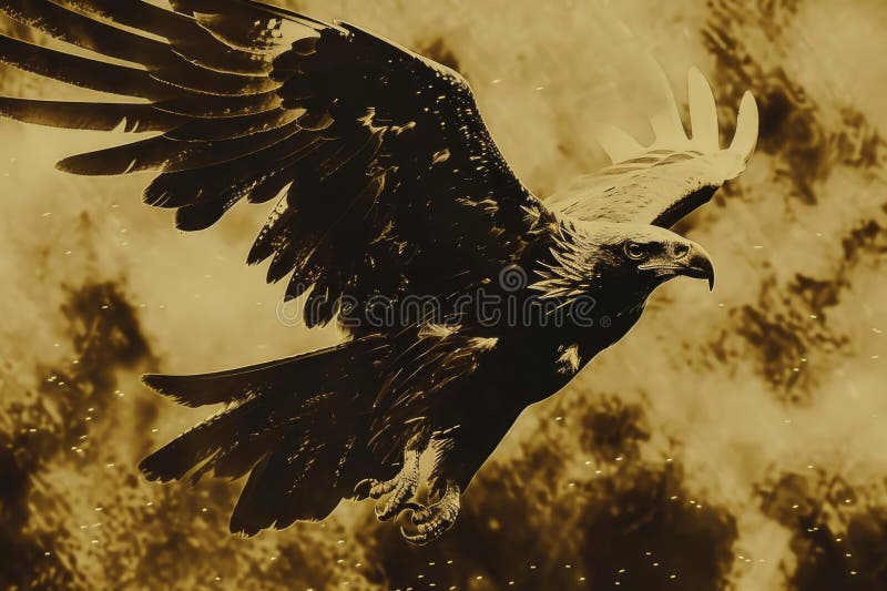 207 Majestic Eagle Soaring Sky Its Impressive Wingspan Stock Photos - Free & Royalty-Free Stock ...