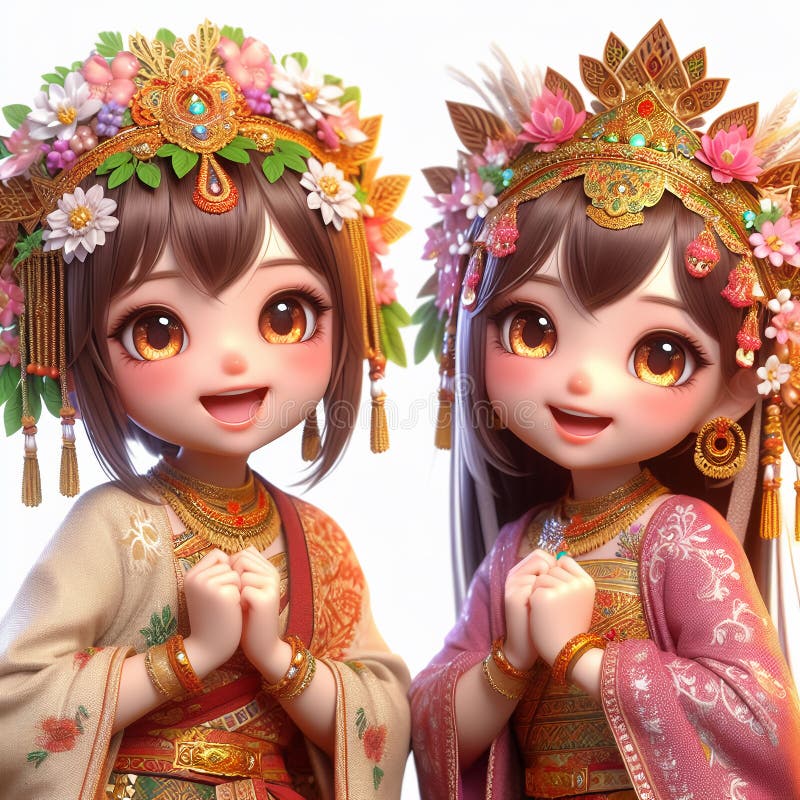 Majestic Elegance: Cultural Tapestry in Traditional Dress, West Java ...