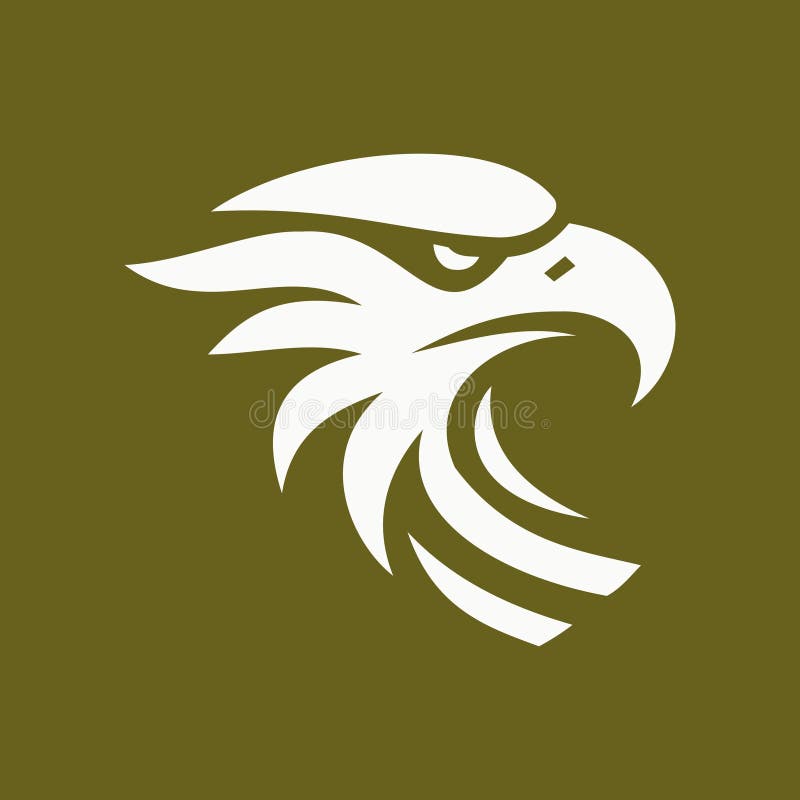 Majestic Fierce Eagle Head Logo Vector Stock Illustration ...